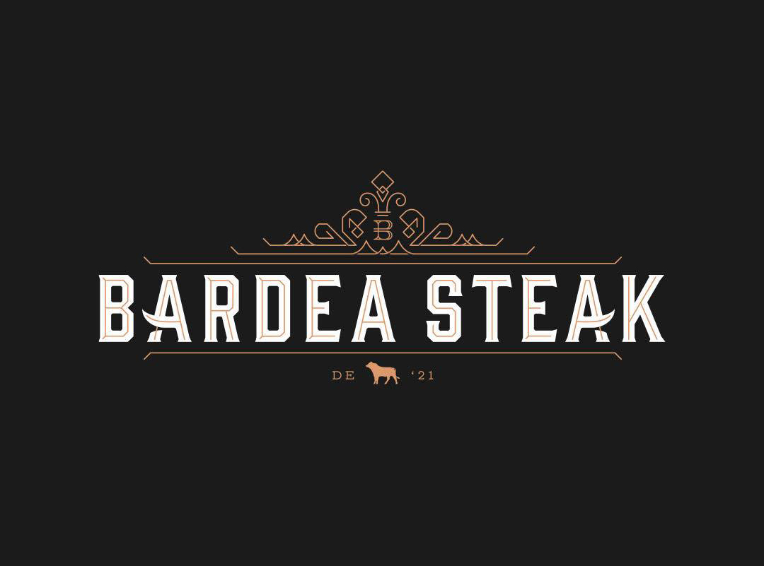 slide 6 of 6. Uploaded merchant gallery logo slide for Bardea Steak.