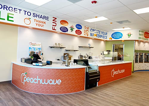 slide 3 of 7. Uploaded merchant gallery slide for Peachwave West Villages.